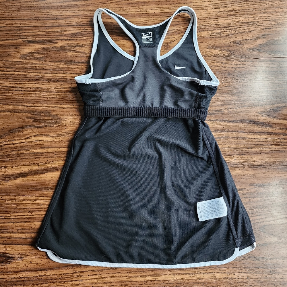 Nike Performance Athletic Razorback Workout Tank Top - Gem